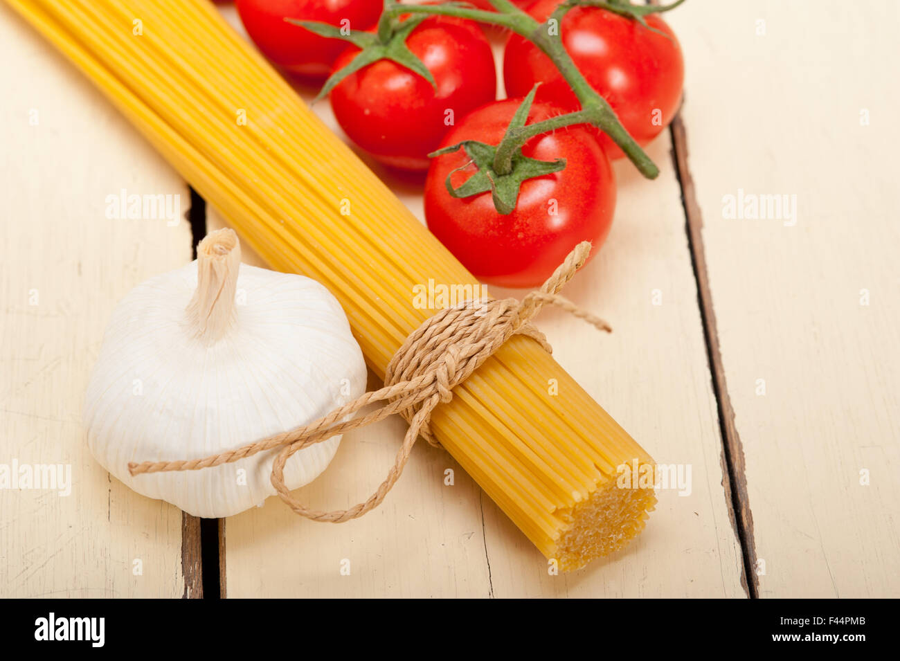 Italian basic pasta ingredients Stock Photo - Alamy