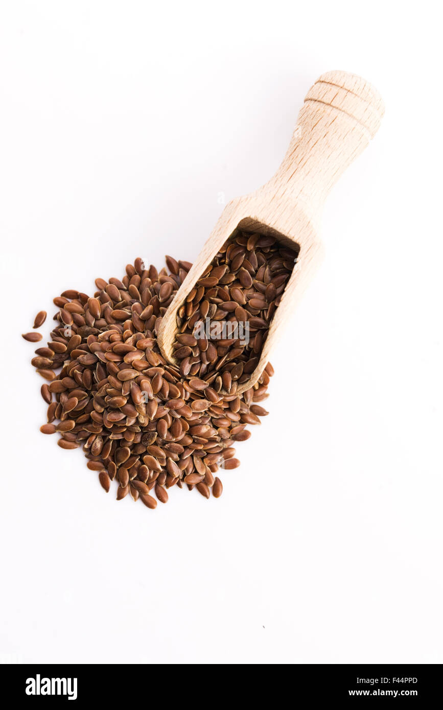 Flax seeds, Linseed, Lin seeds close-up Stock Photo - Alamy