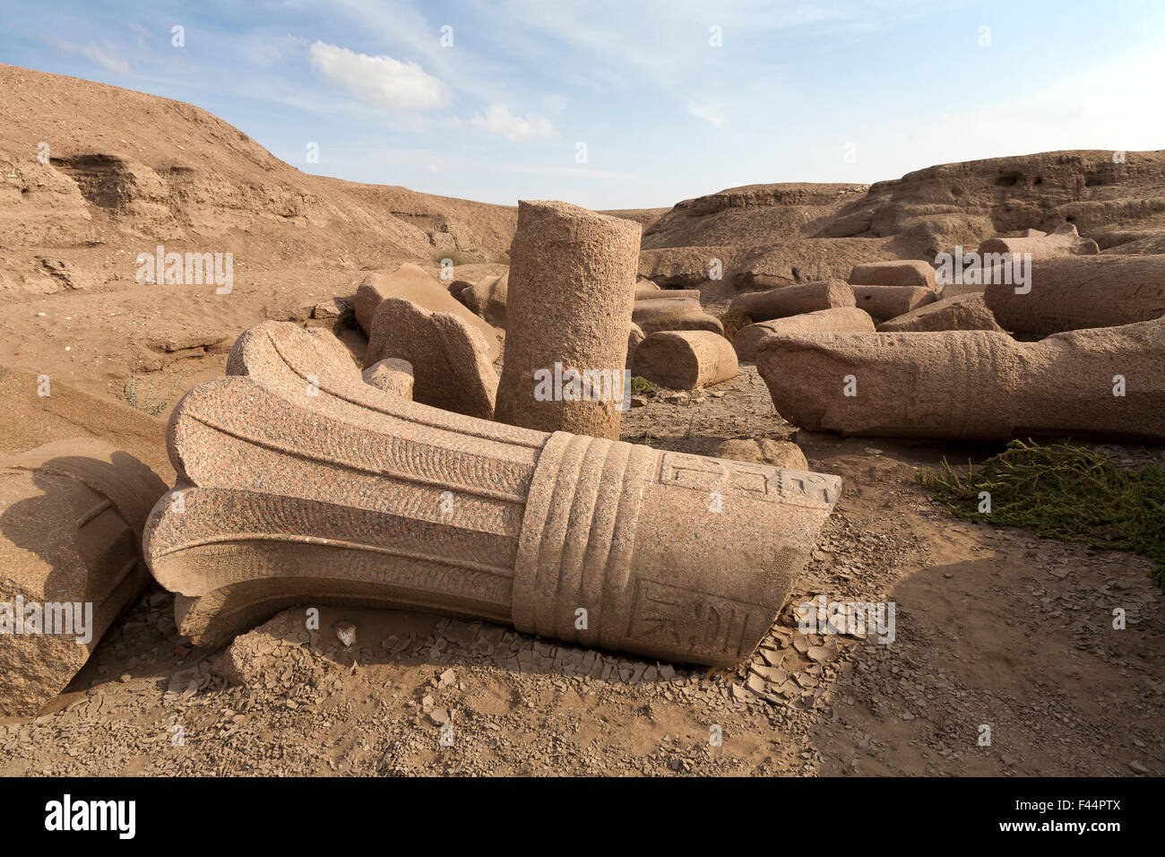 The site of Tanis, San el-Hagar in the north eastern Nile Delta of ...