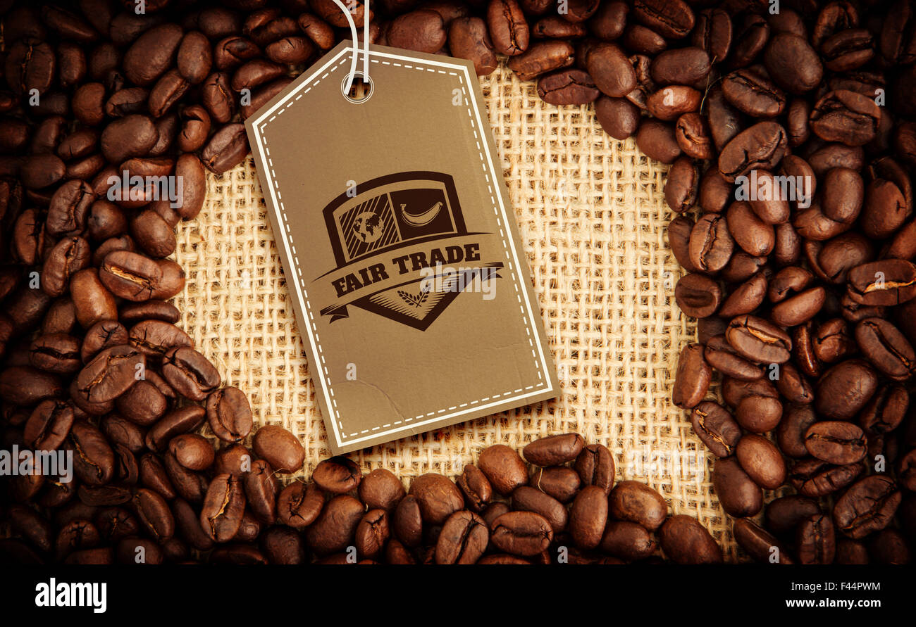 Composite image of fair trade graphic Stock Photo - Alamy