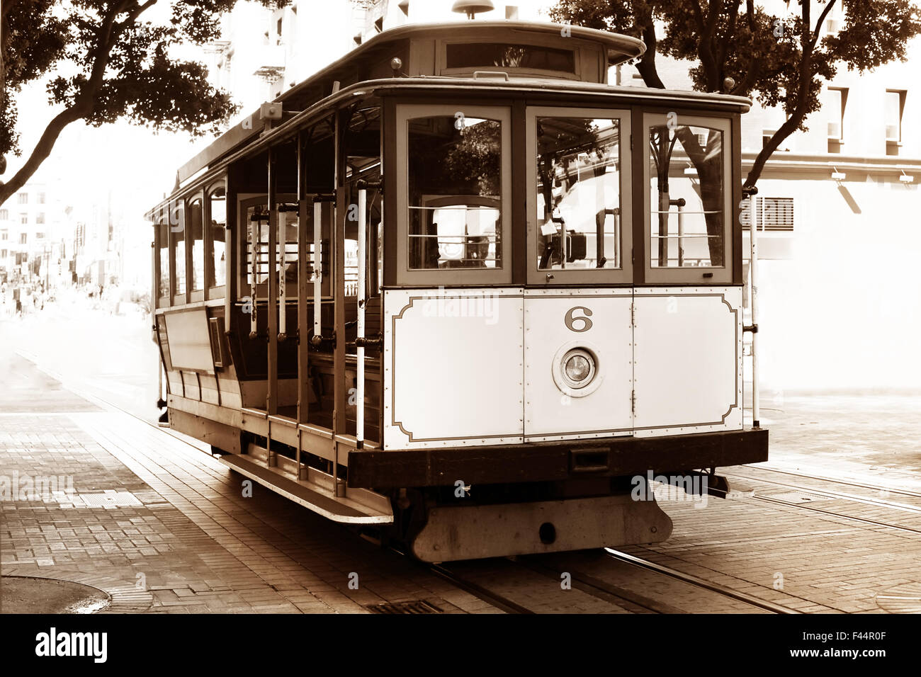 California style tram hi-res stock photography and images - Alamy