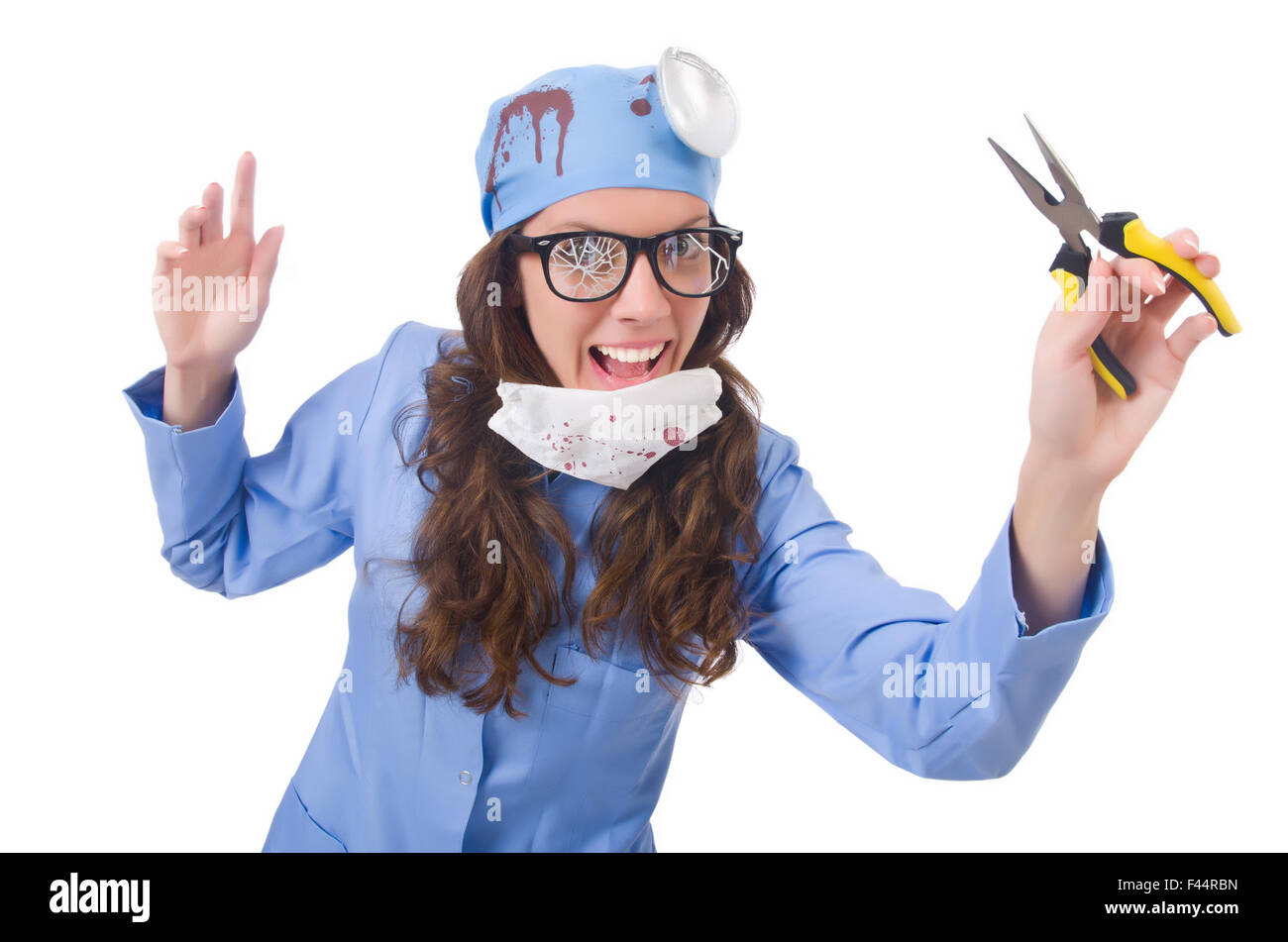 Female mad scientist hi-res stock photography and images - Alamy