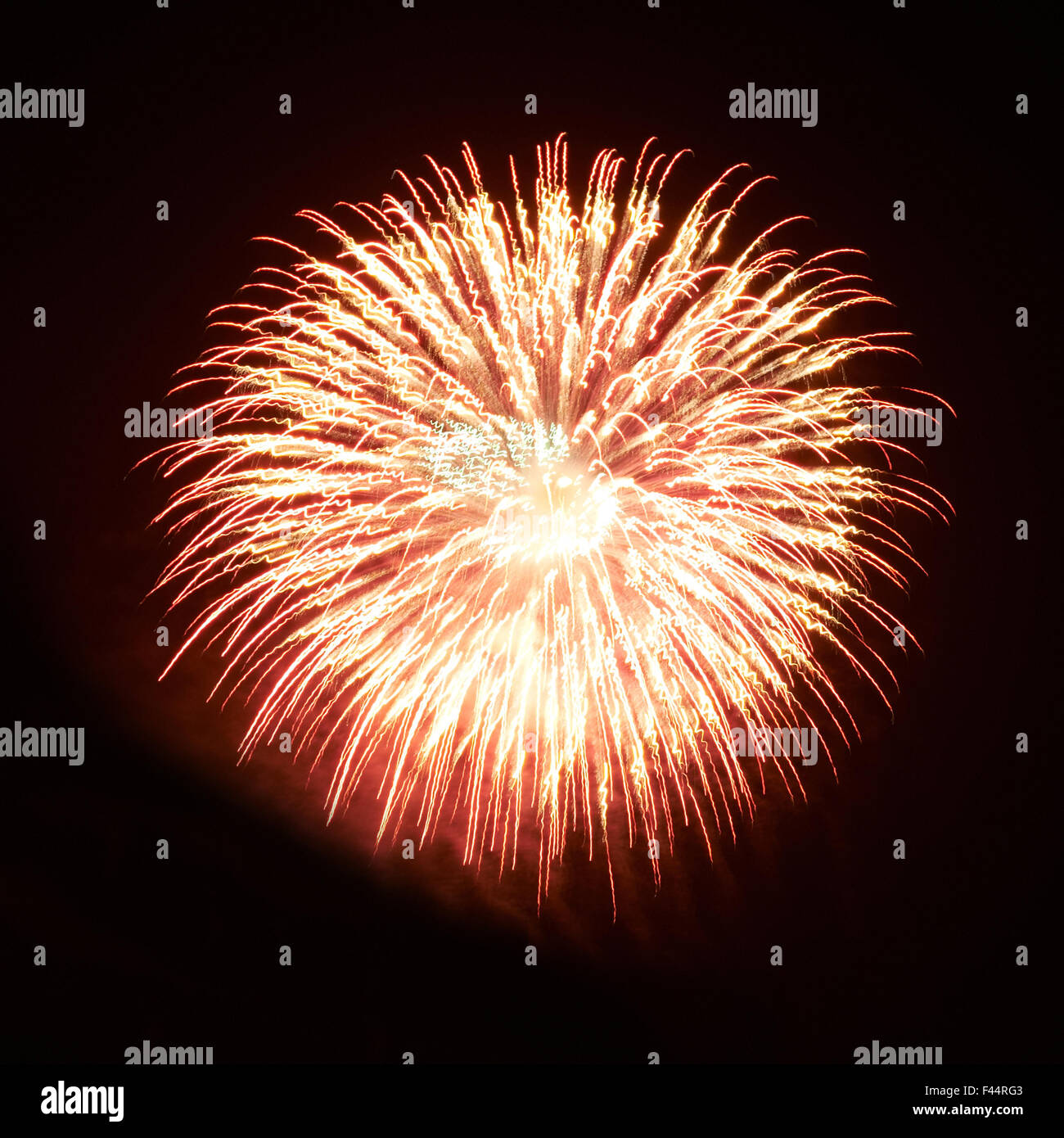 Red ball fireworks hi-res stock photography and images - Alamy