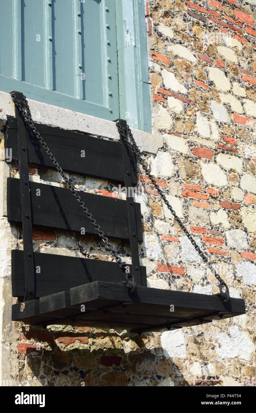 Mill Door and stand Stock Photo - Alamy