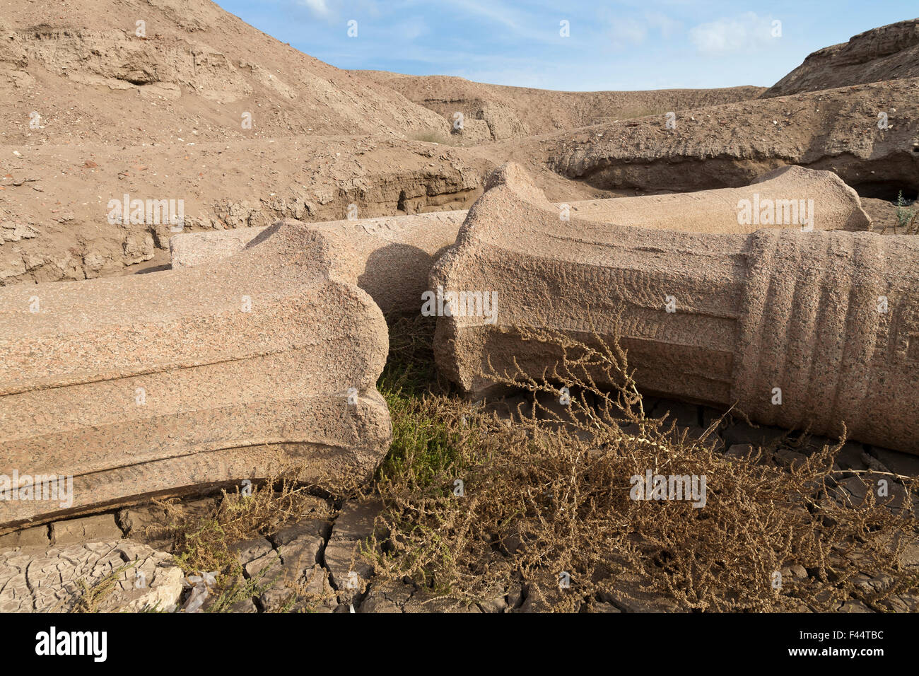 The site of Tanis, San el-Hagar in the north eastern Nile Delta of ...