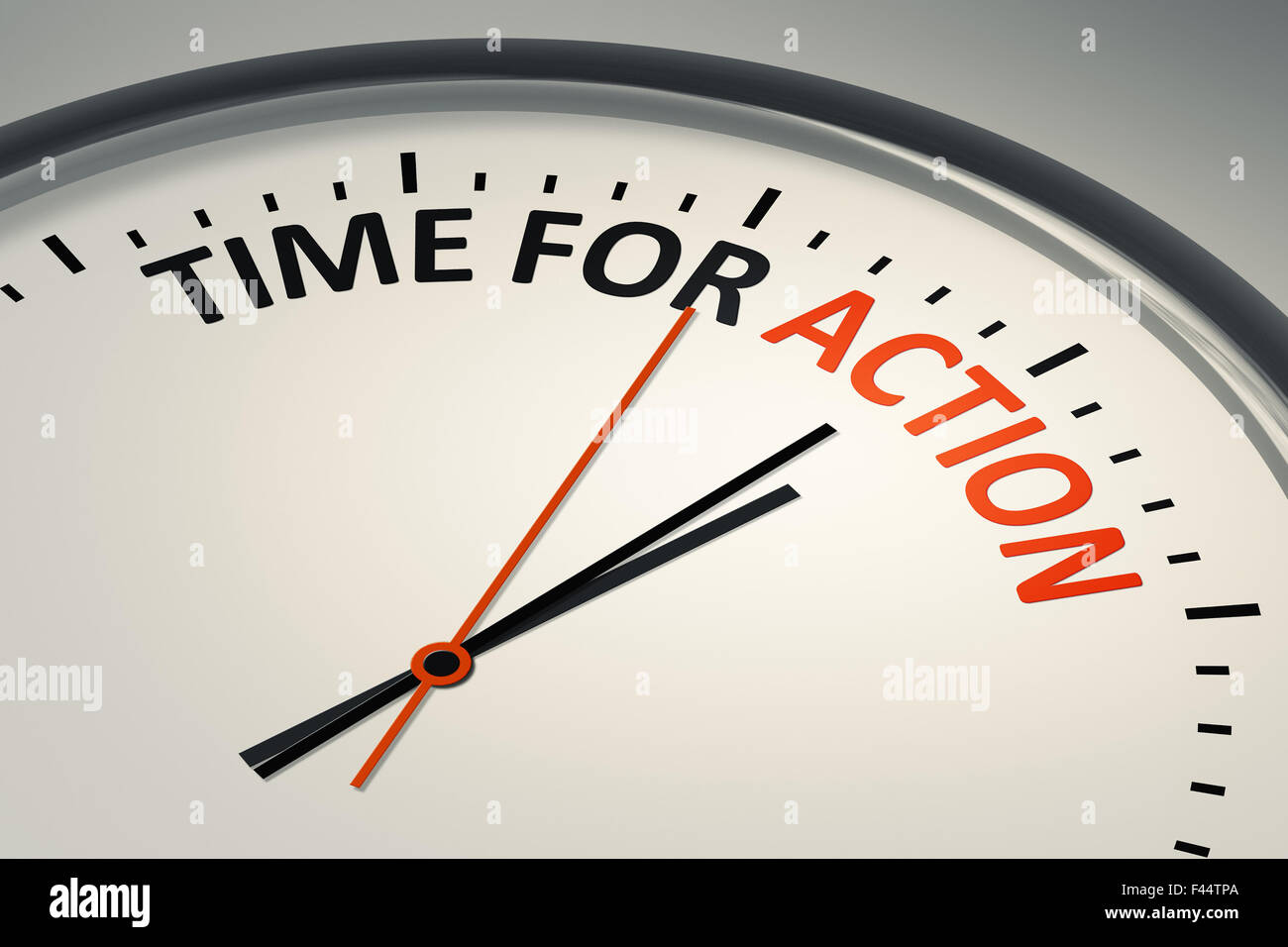 time for action Stock Photo - Alamy