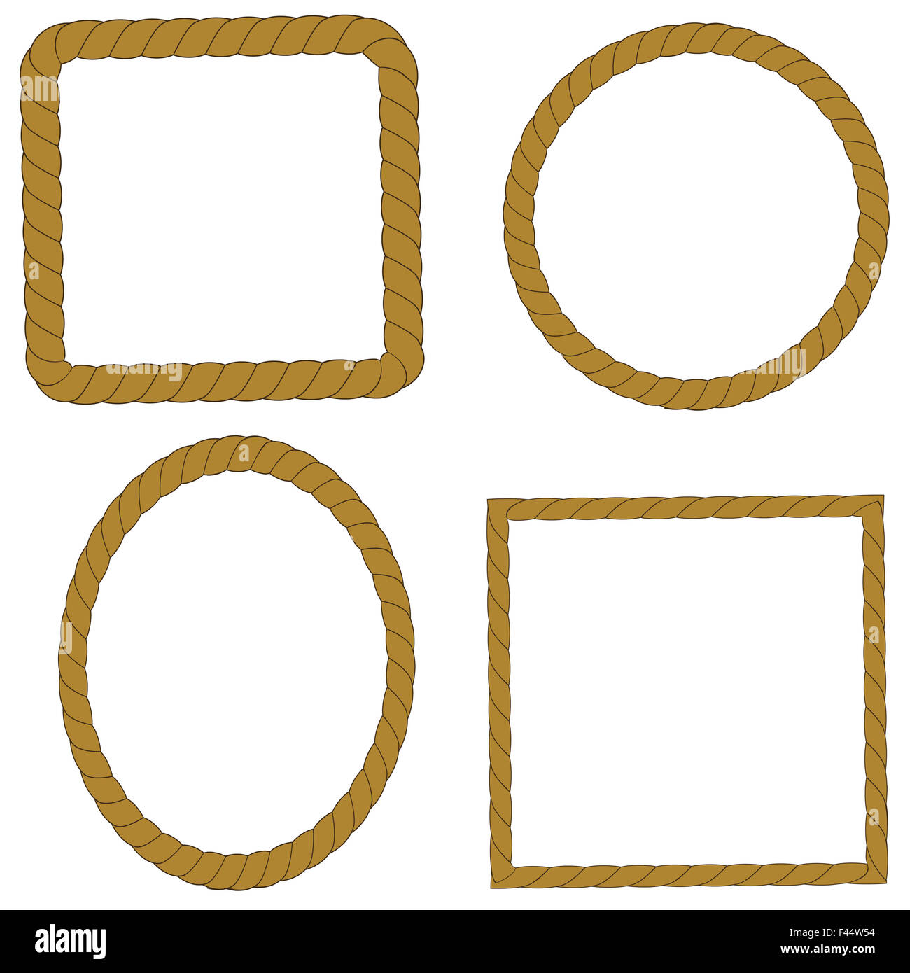 Rope frames hi-res stock photography and images - Alamy