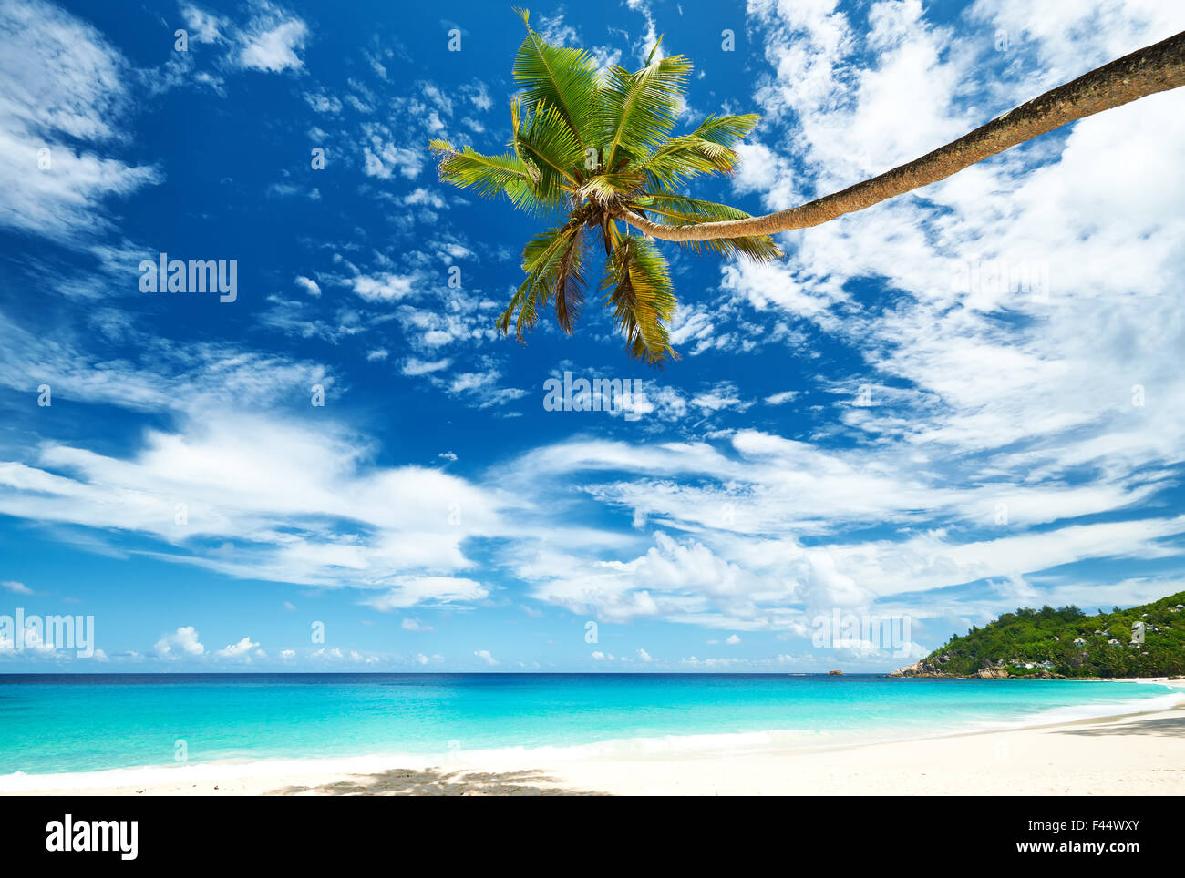 Beautiful Anse Intendance beach at Seychelles Stock Photo - Alamy