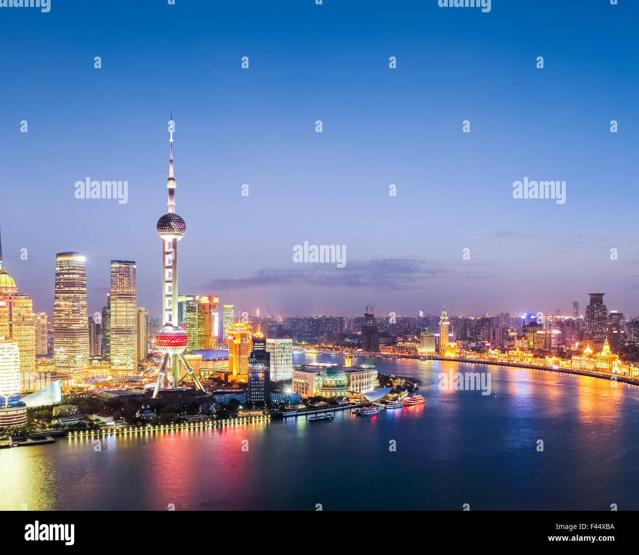 Charming night shanghai hi-res stock photography and images - Alamy