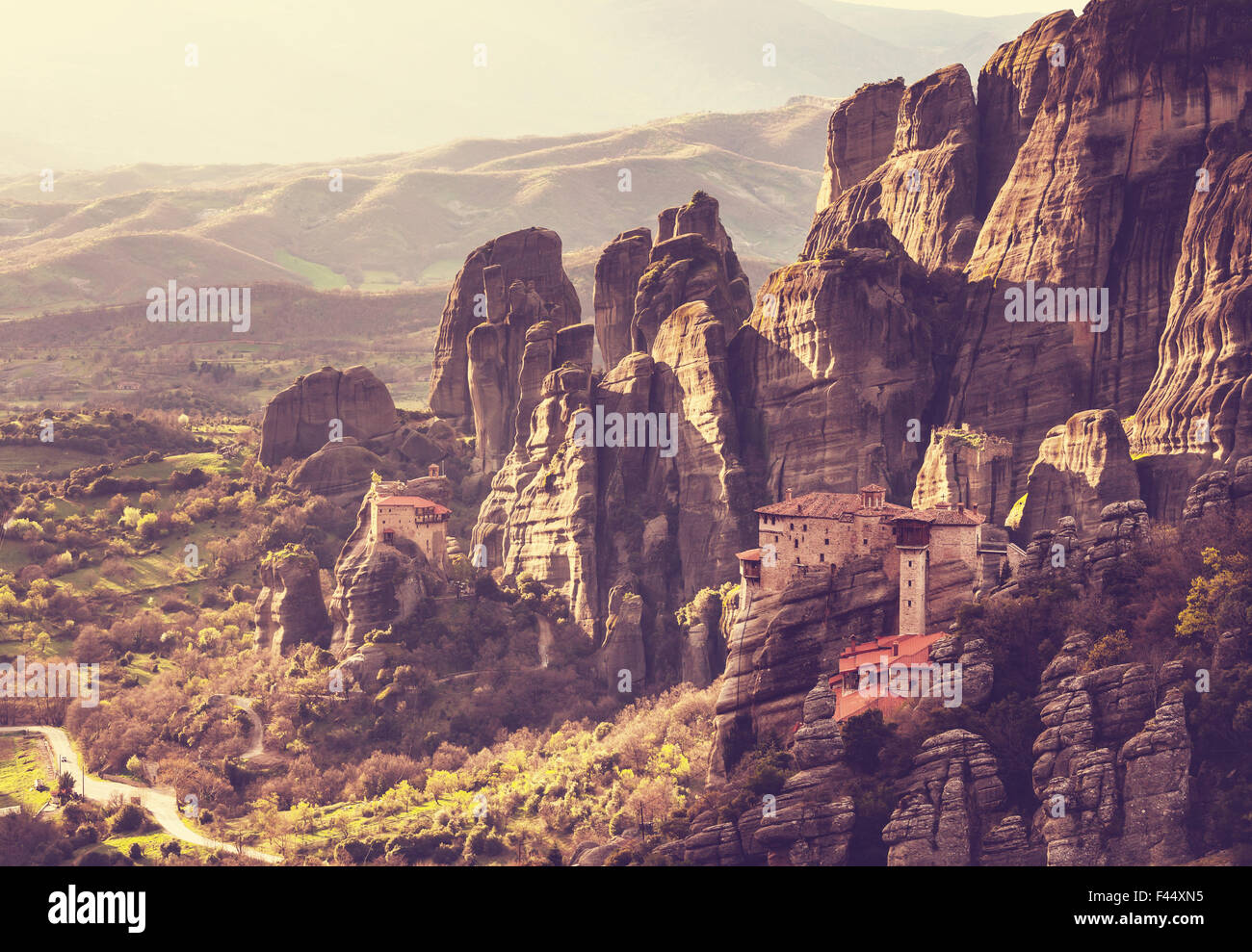 Meteora vintage hi-res stock photography and images - Alamy