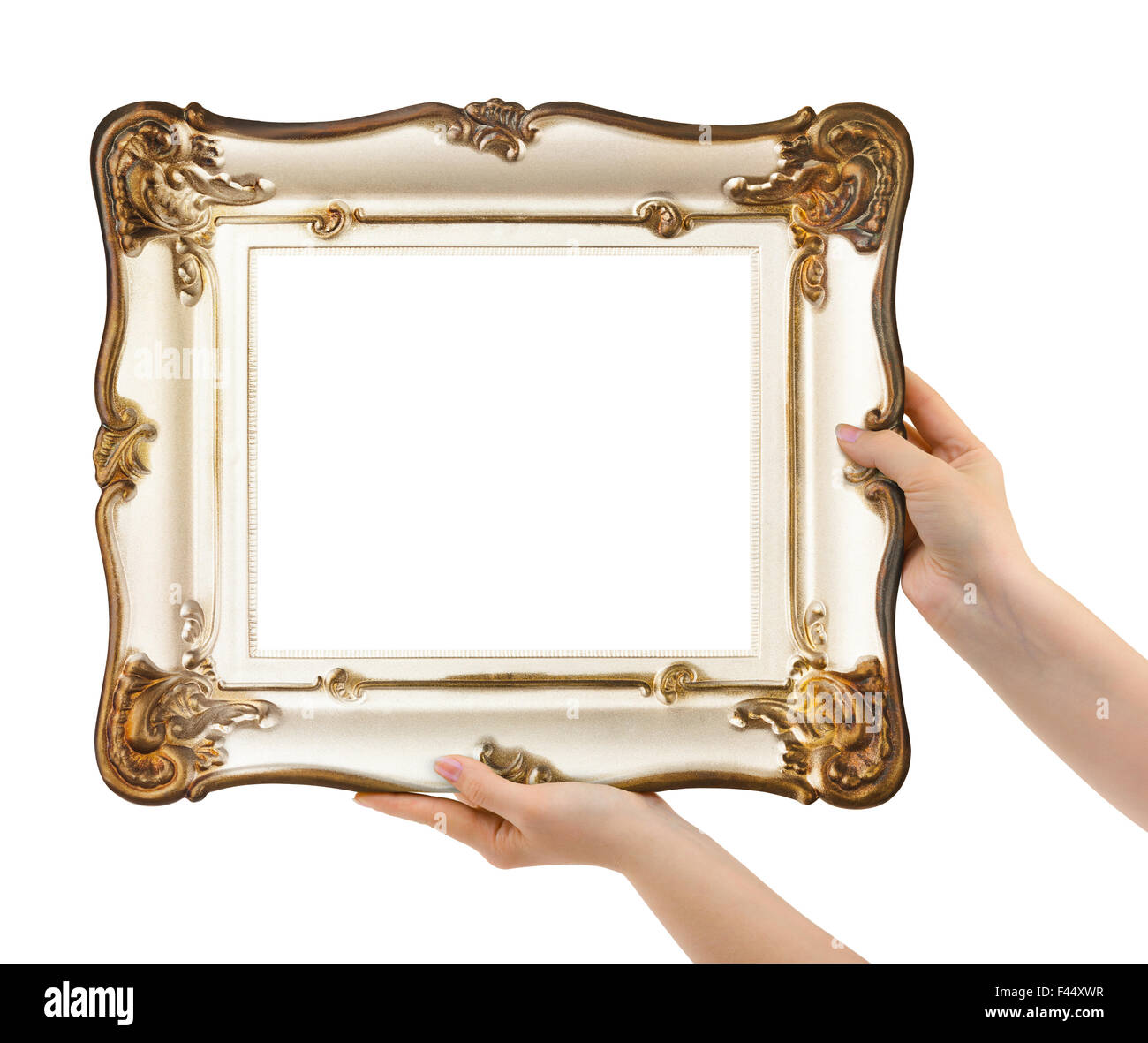 Frame in hands Stock Photo - Alamy