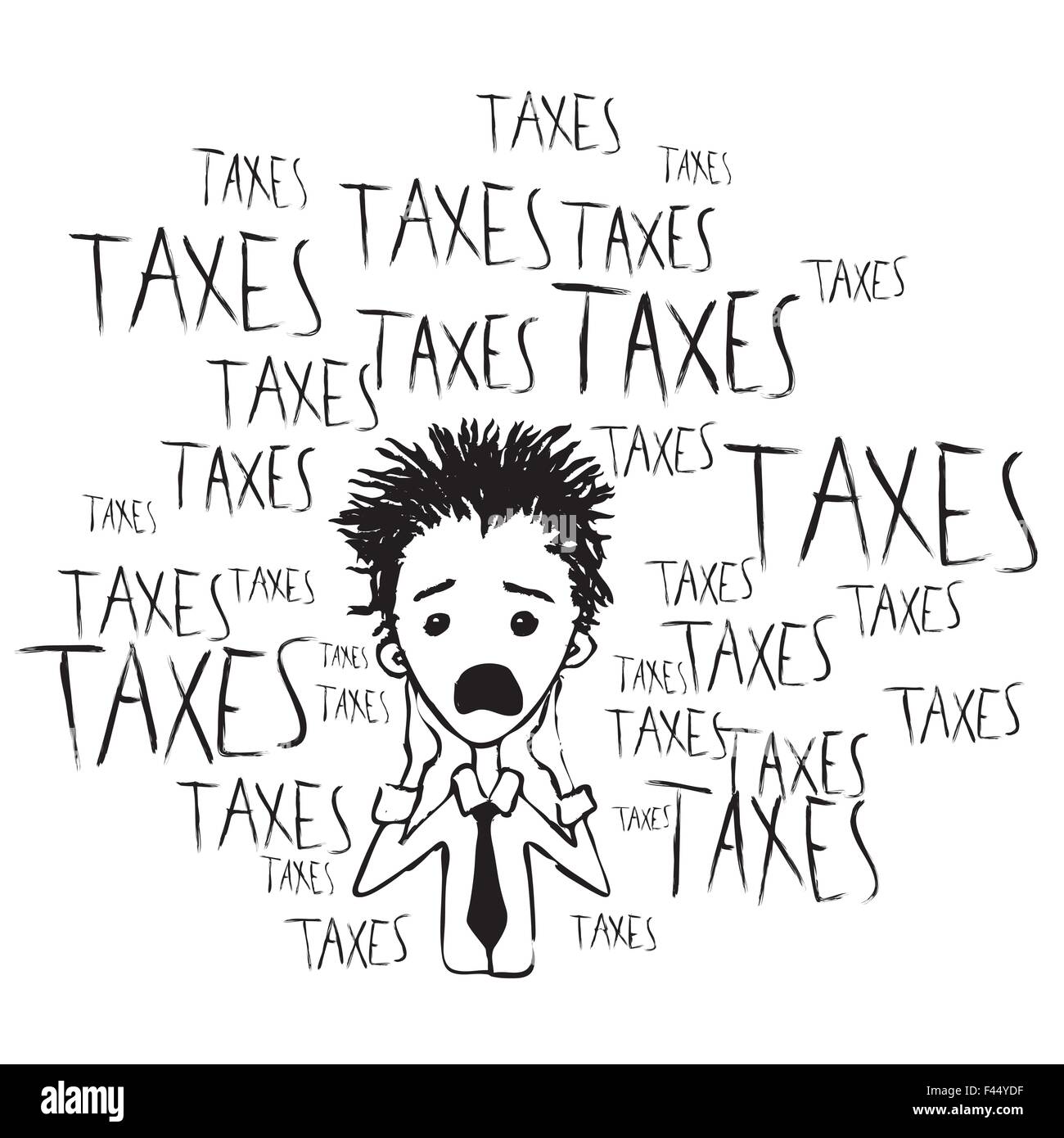 Cartoon Taxes High Resolution Stock Photography and Images - Alamy