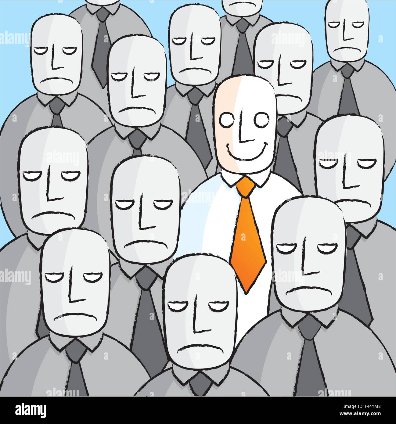 People Sad Crowd Smiling Stock Photos & People Sad Crowd Smiling Stock ...