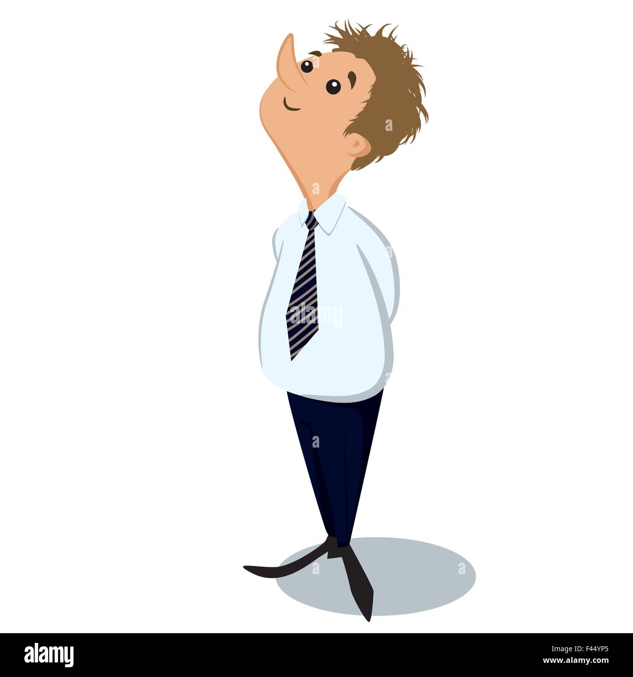 Businessman watching something Stock Vector Image & Art - Alamy