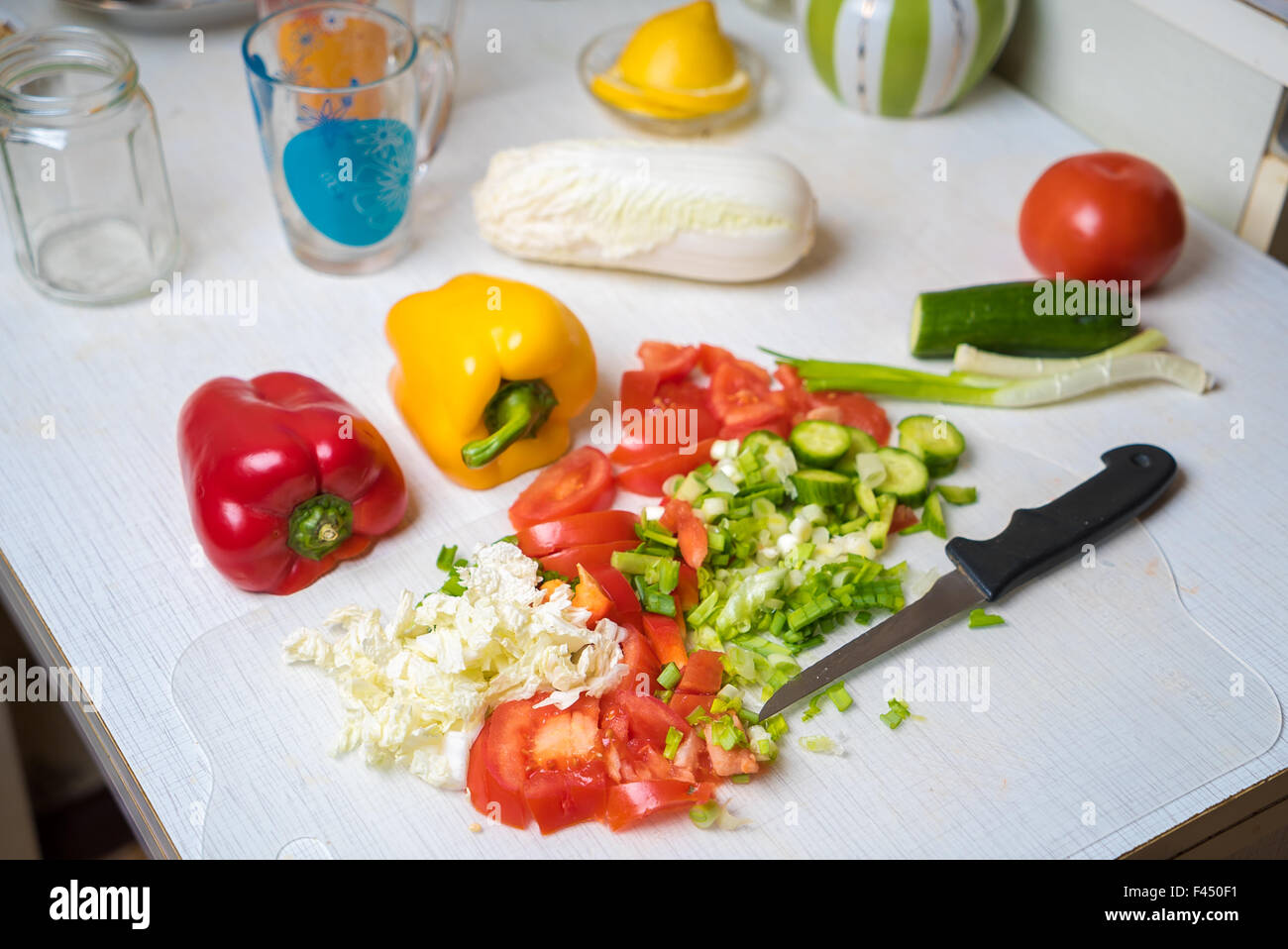vegetables in the kitchen Stock Photo - Alamy