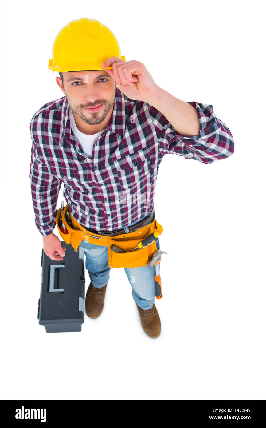 Hand repairman tool box Cut Out Stock Images & Pictures - Alamy