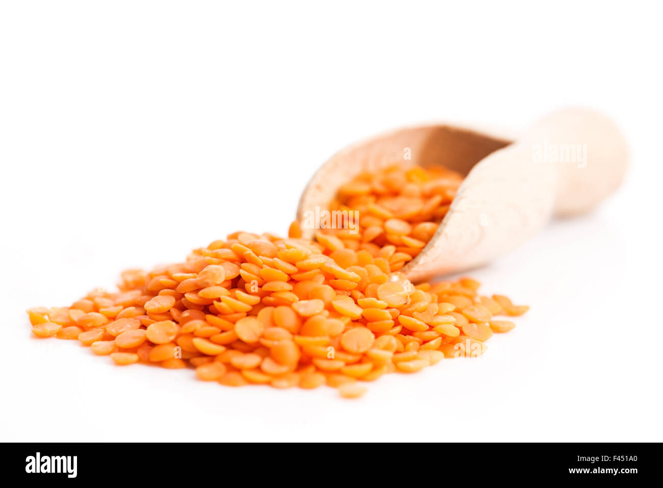 Lentils Isolated on White Background Stock Photo - Alamy