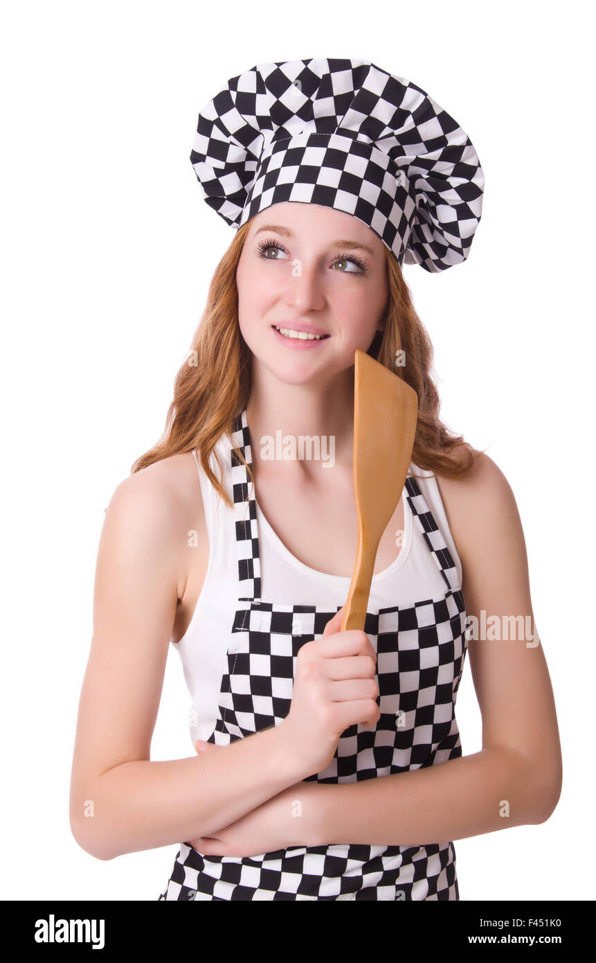 Female chef isolated on hi-res stock photography and images - Alamy