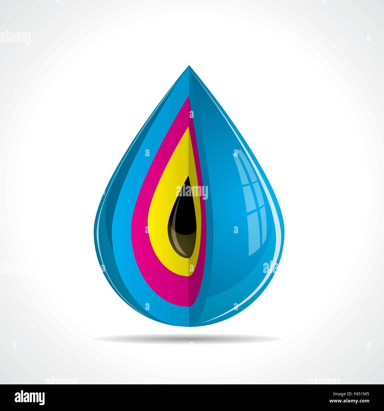 Ink Drops Vector