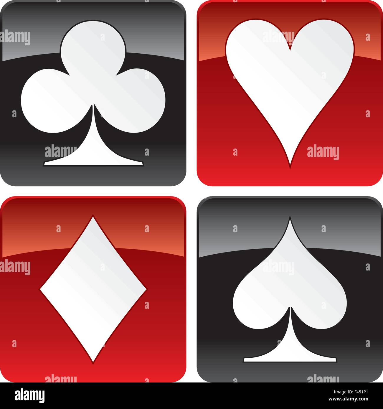 Playing cards symbols hi-res stock photography and images - Alamy