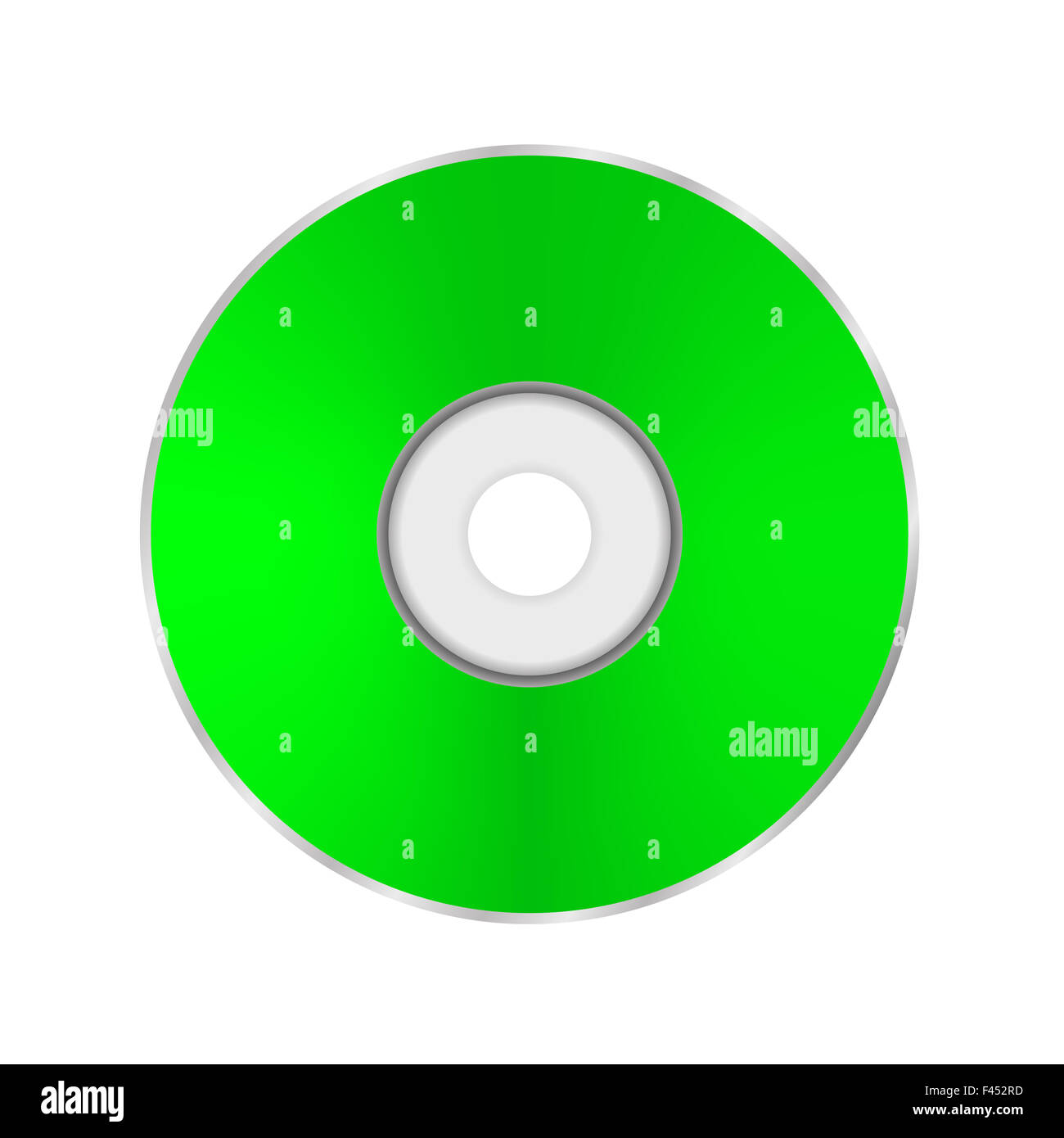 Green Compact Disc Stock Photo - Alamy