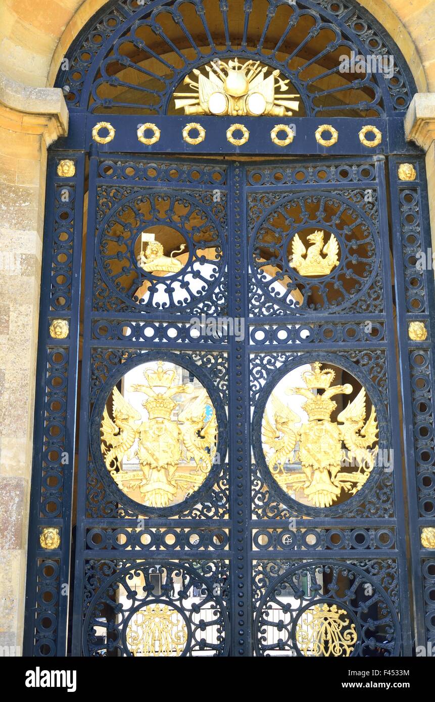 Large entrance gates Stock Photo - Alamy