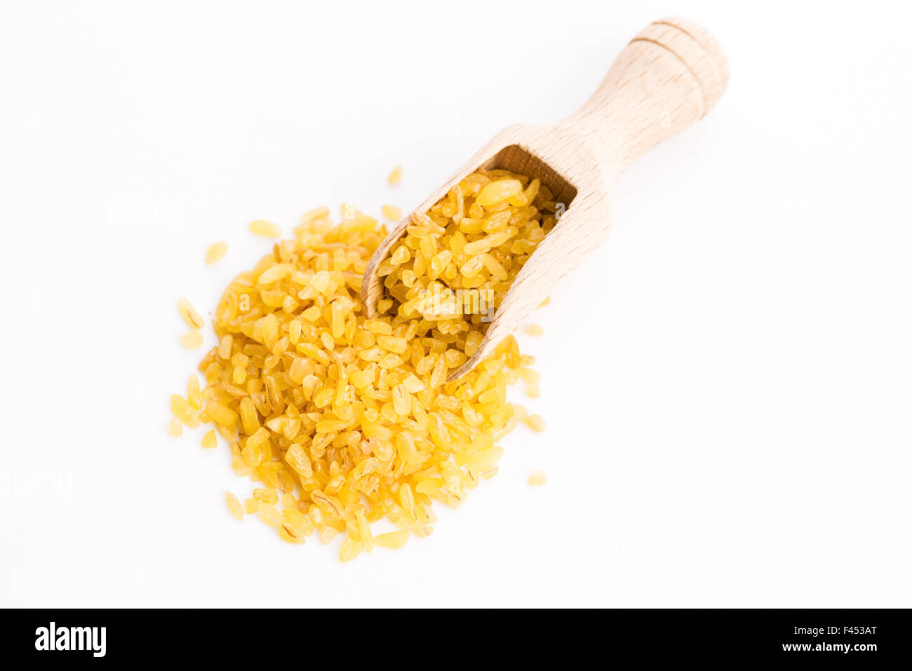 Raw bulgur background natural Cut Out Stock Images & Pictures - Alamy