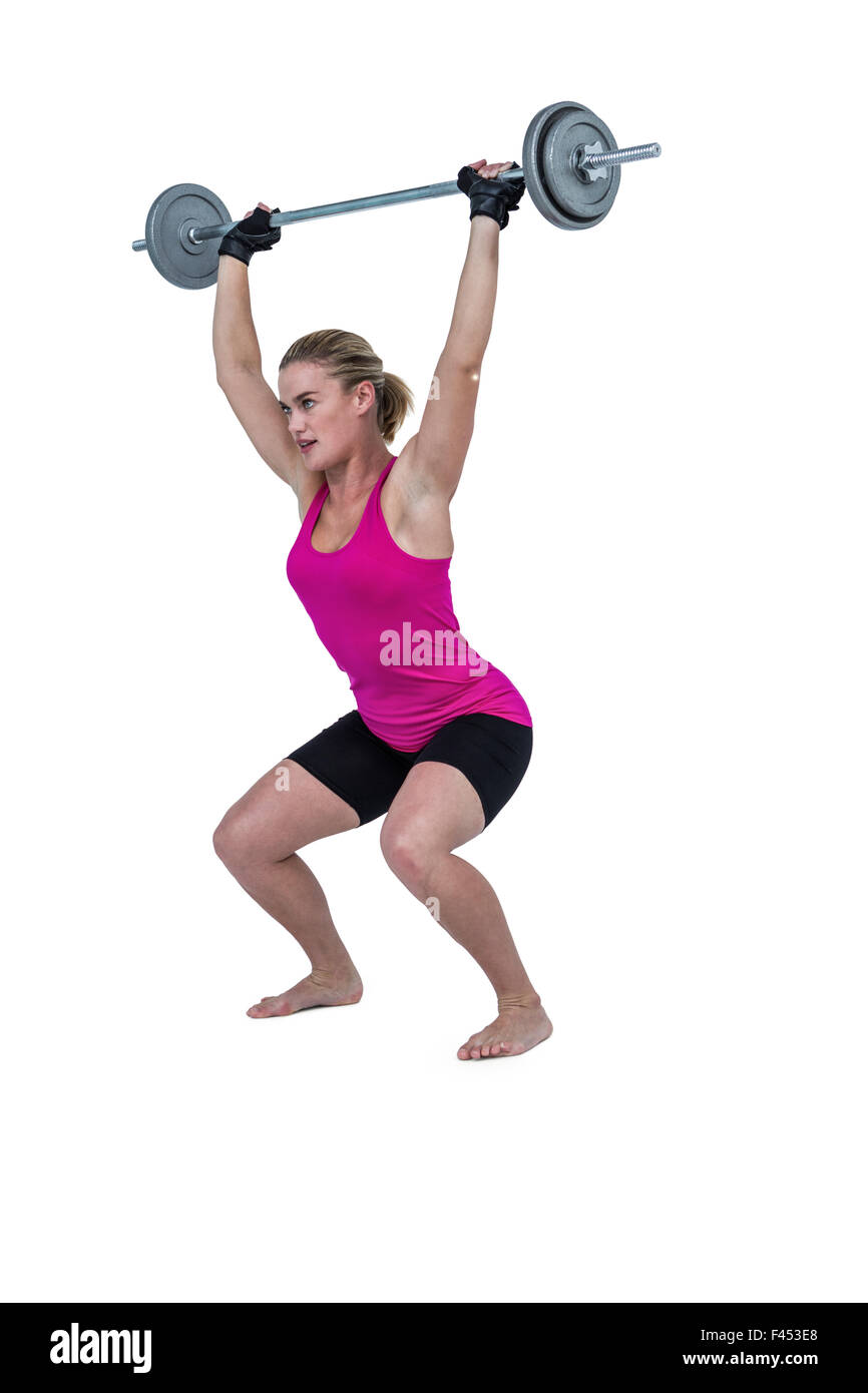 Lifting weights female hi-res stock photography and images - Alamy