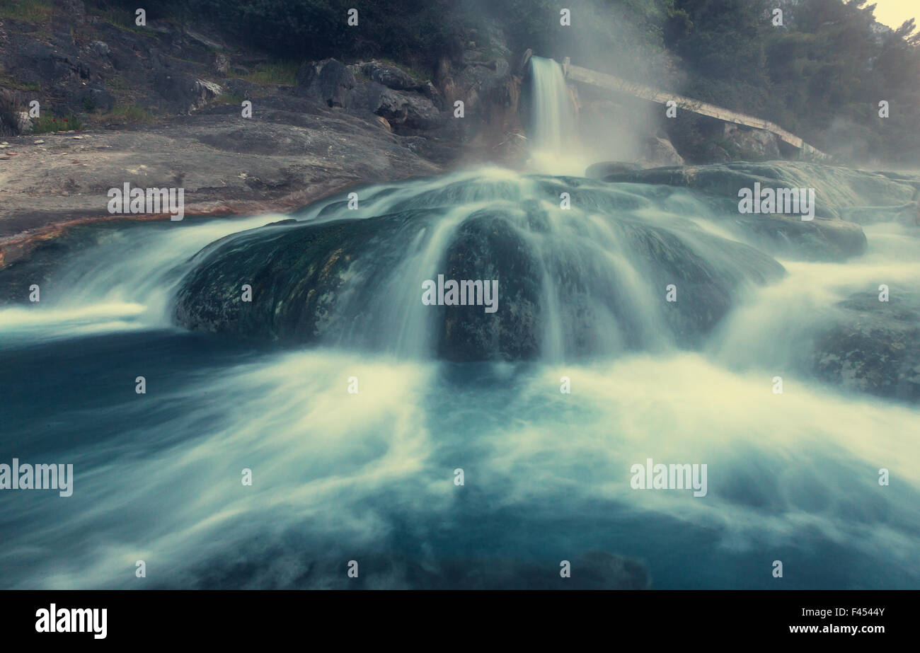 Hot springs in Greece Stock Photo - Alamy