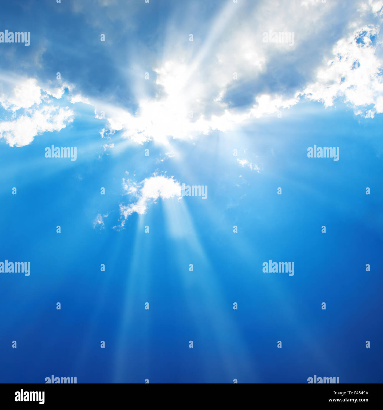 Beautiful blue sky Stock Photo - Alamy