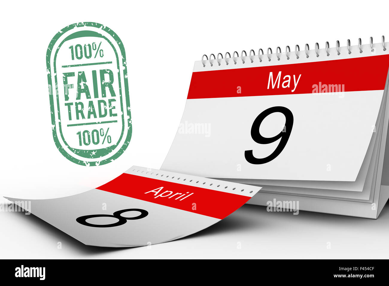 Composite image of fair trade graphic Stock Photo - Alamy