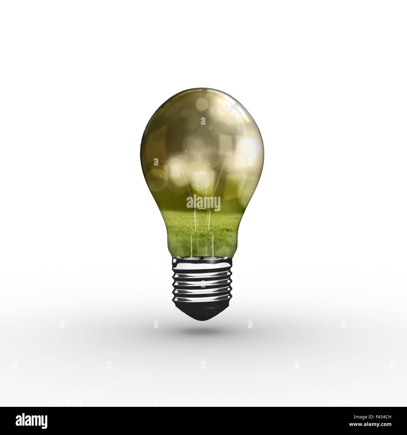 Composite image of empty light bulb Stock Photo - Alamy