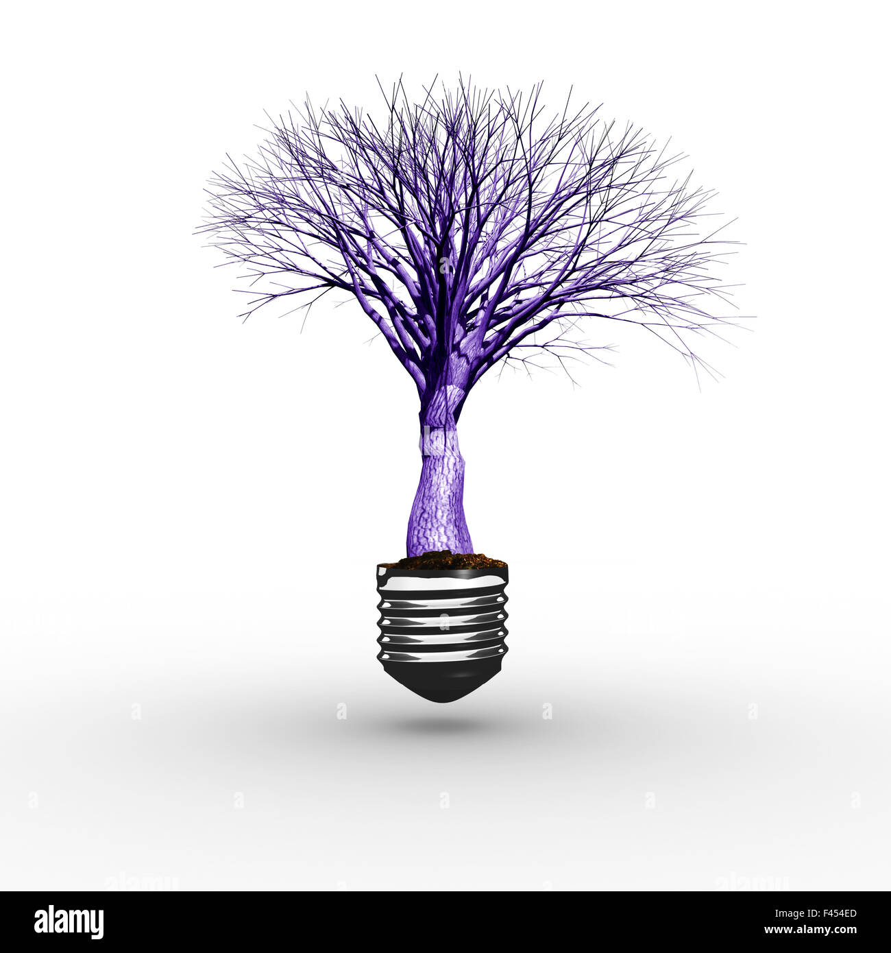 Composite image of empty light bulb Stock Photo - Alamy