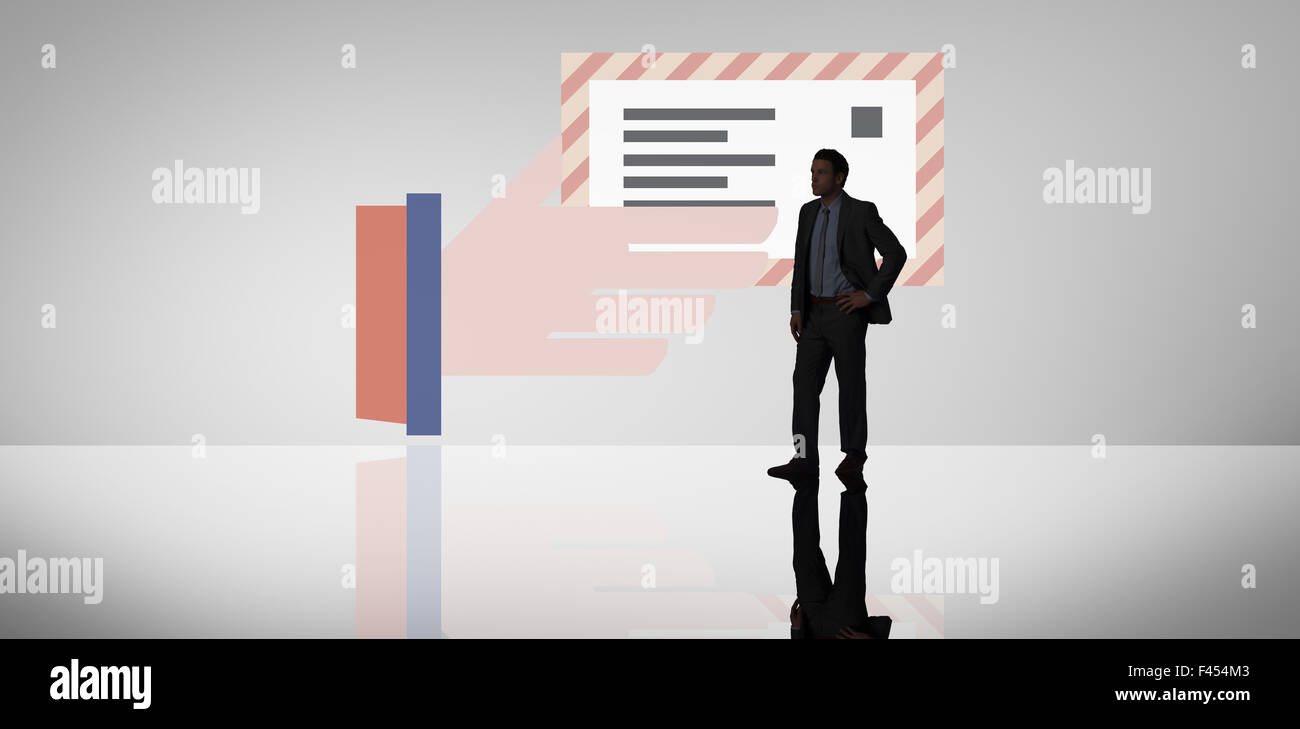 Man hand posting letter hi-res stock photography and images - Alamy