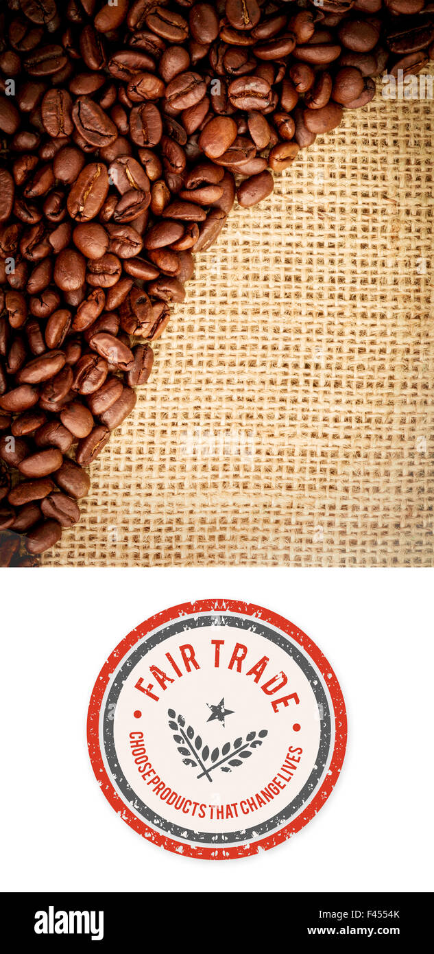 Composite image of fair trade graphic Stock Photo - Alamy