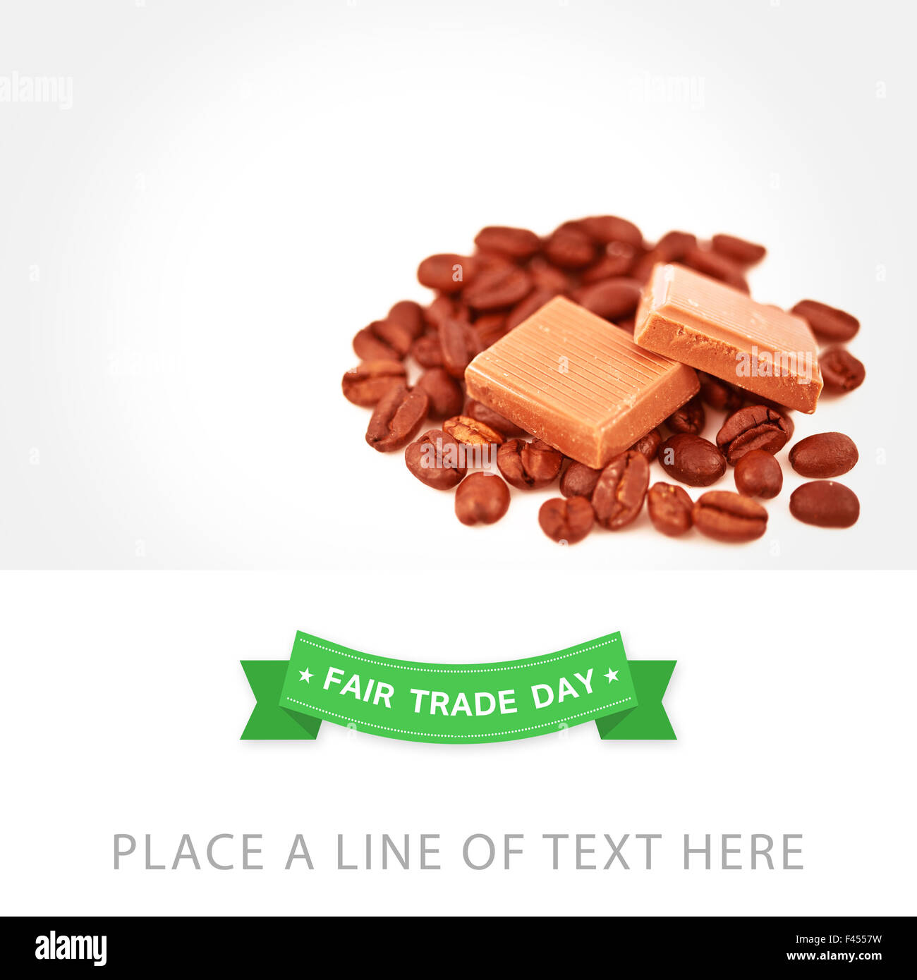 Composite image of fair trade graphic Stock Photo - Alamy