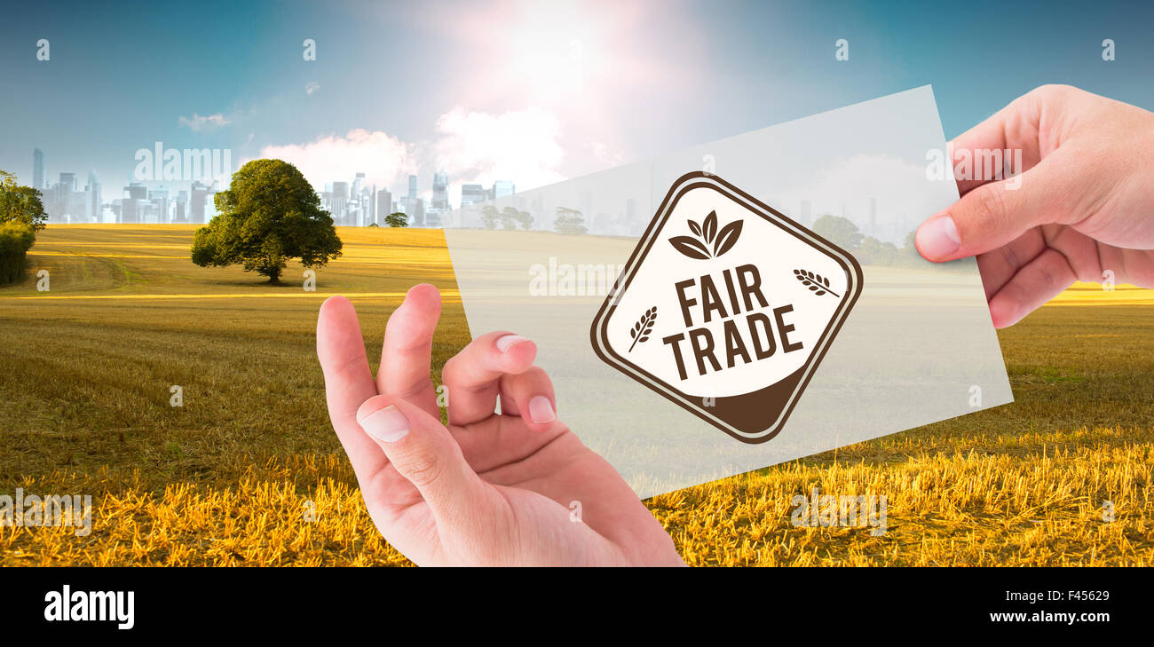 Hand holding card horizon hi-res stock photography and images - Alamy