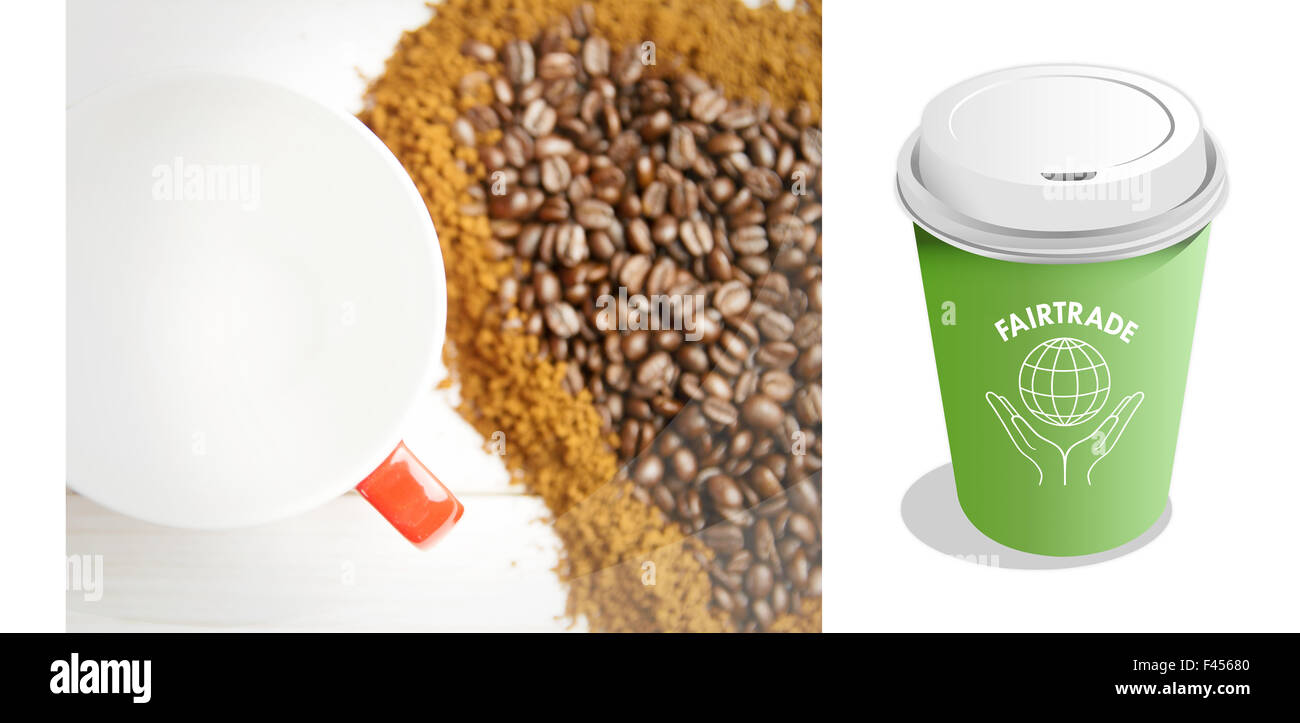 Composite image of fair trade graphic Stock Photo - Alamy