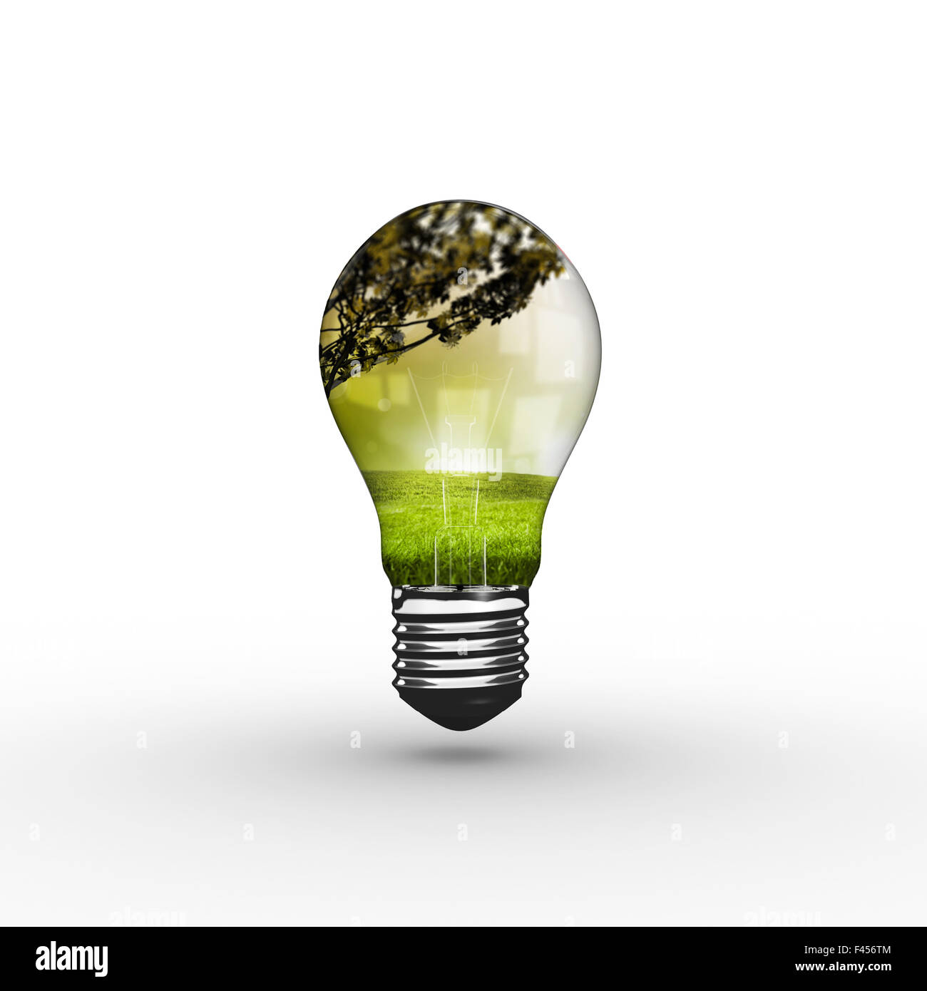 Composite image of empty light bulb Stock Photo - Alamy