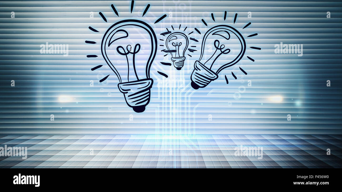 Composite image of light bulb Stock Photo - Alamy