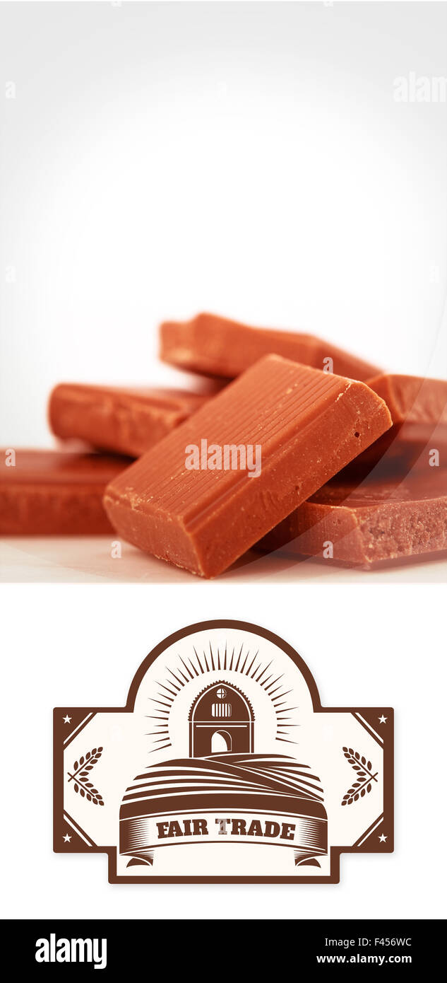 Composite image of fair trade graphic Stock Photo - Alamy