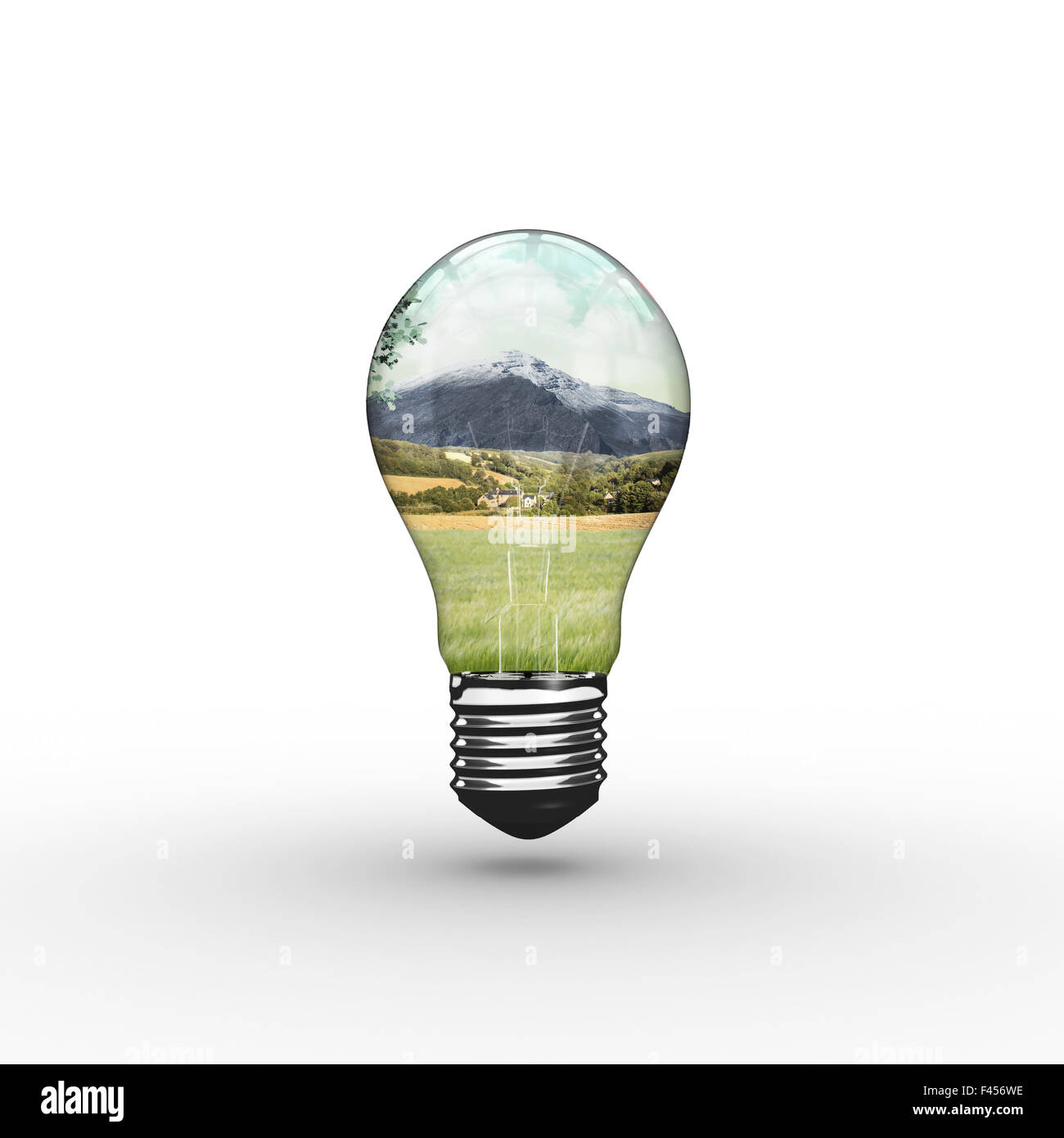Composite image of empty light bulb Stock Photo - Alamy