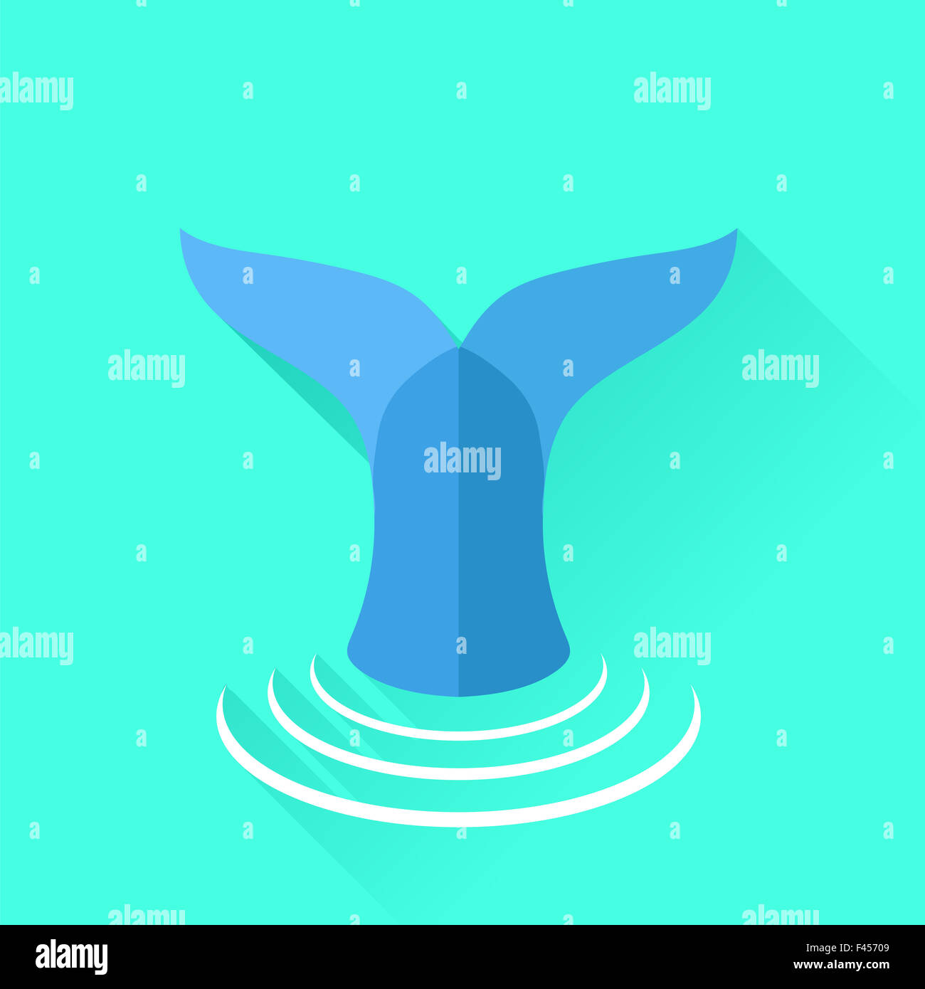 Fish tail whale tail hi-res stock photography and images - Alamy