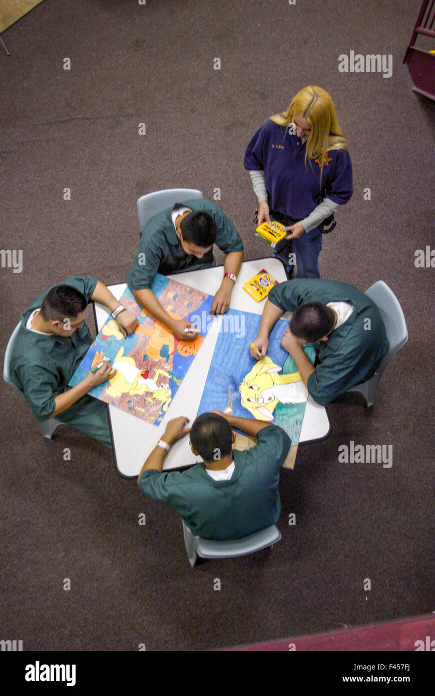 Juvenile jail prison uniform hi-res stock photography and images - Alamy