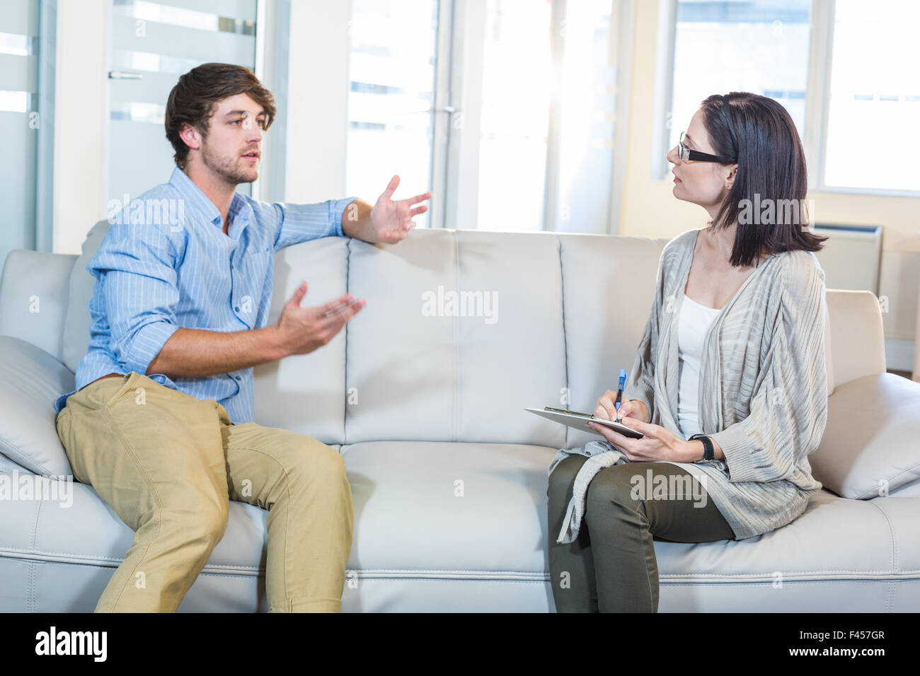 Depressed psychologist hi-res stock photography and images - Alamy