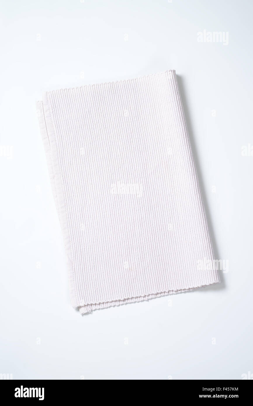 white place mat on white background Stock Photo - Alamy