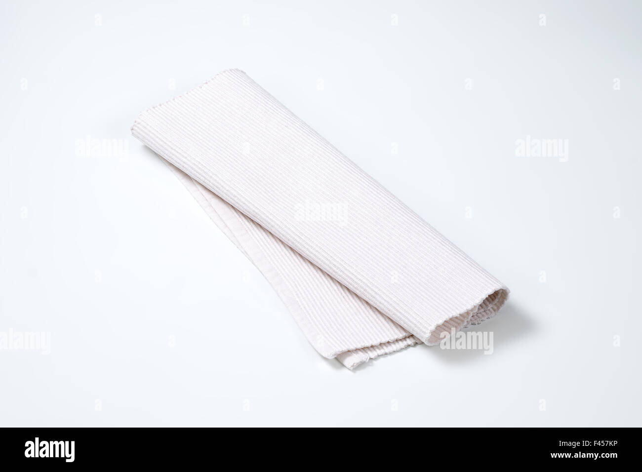 white place mat on white background Stock Photo - Alamy