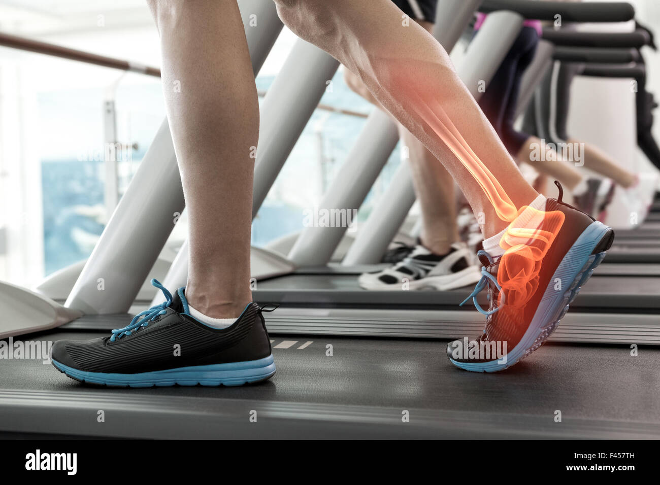 Highlighted bones athlete hi-res stock photography and images - Alamy