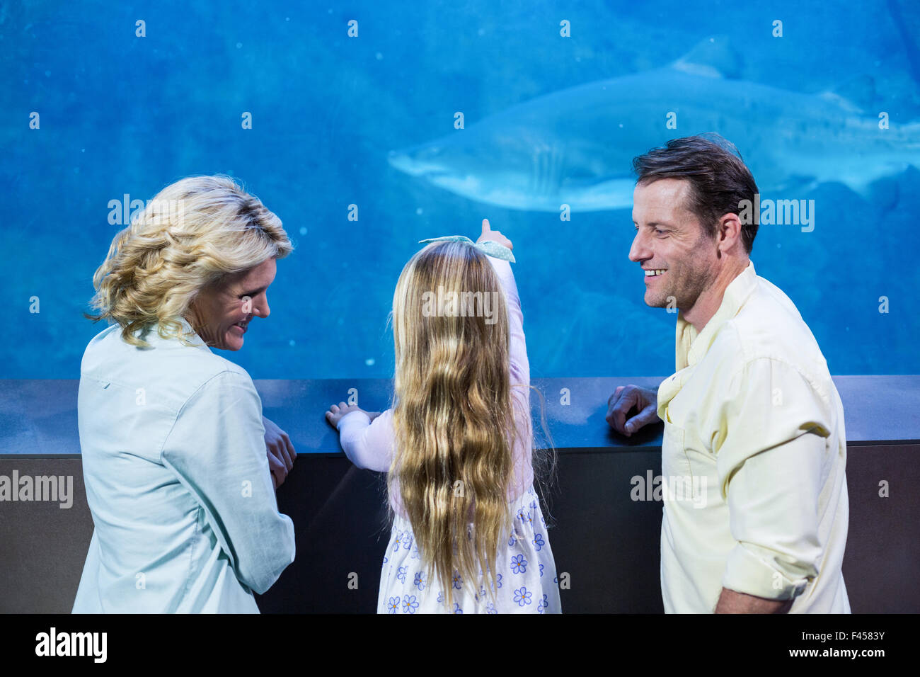 Family smiling underwater hi-res stock photography and images - Alamy