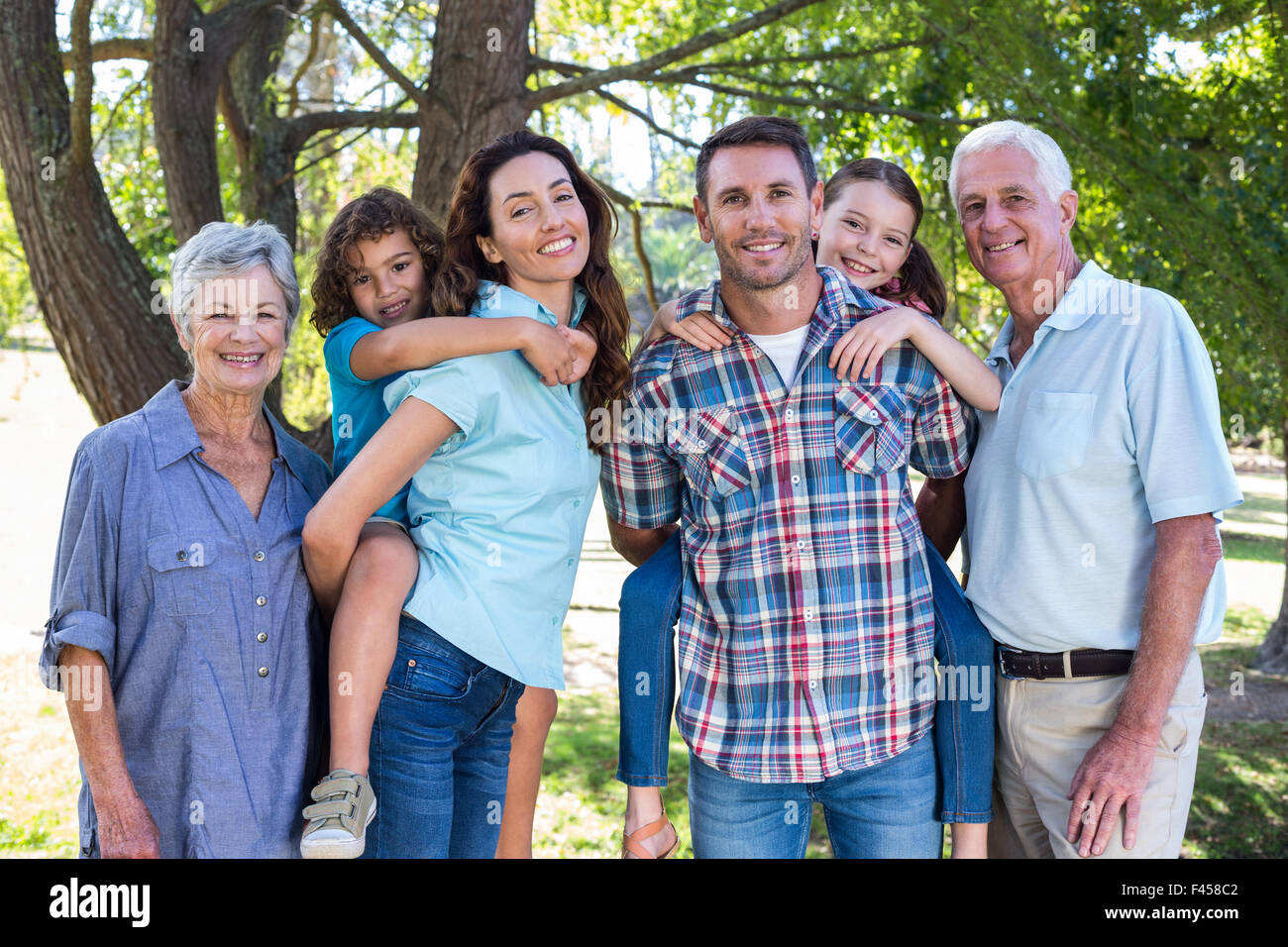 Mixed extended family hi-res stock photography and images - Alamy